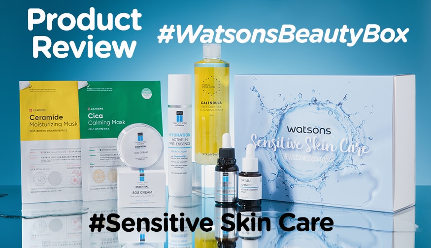 Product Review: WatsonsBeautyBox#7 Sensitive Skin Care Watsons TH