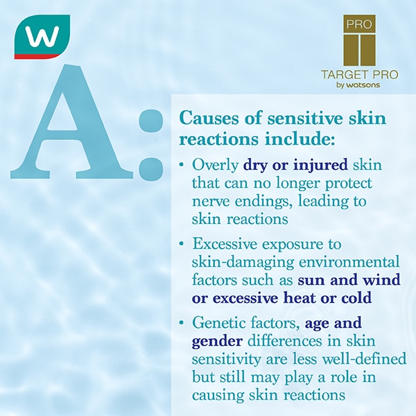 Skincare tips for Sensitive Skin | Watsons Thailand
