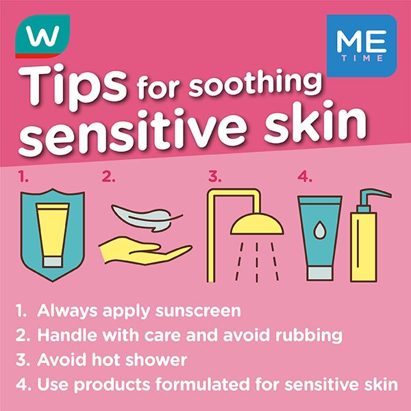 Skincare tips for Sensitive Skin | Watsons Thailand
